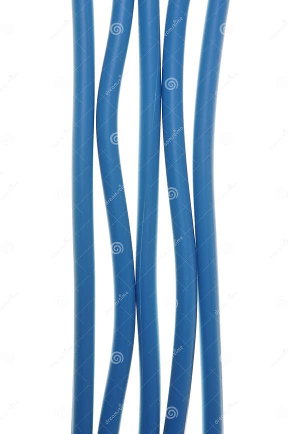 Blue power supply cable stock photo. Image of blue, electric - 26928266
