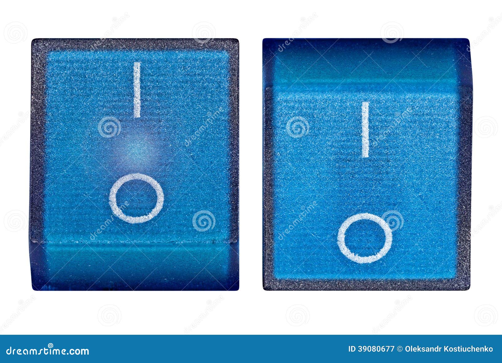 Blue power switch on/off stock image. Image of power - 39080677