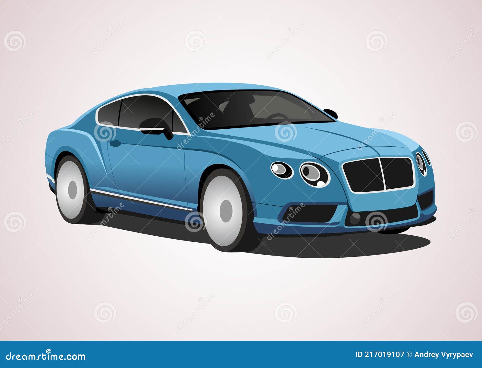 Blue premium car.cdr stock vector. Illustration of wheel - 217019107