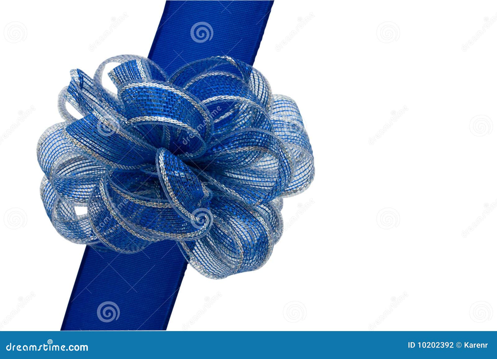 Blue Present stock photo. Image of shiny, path, isolated - 10202392