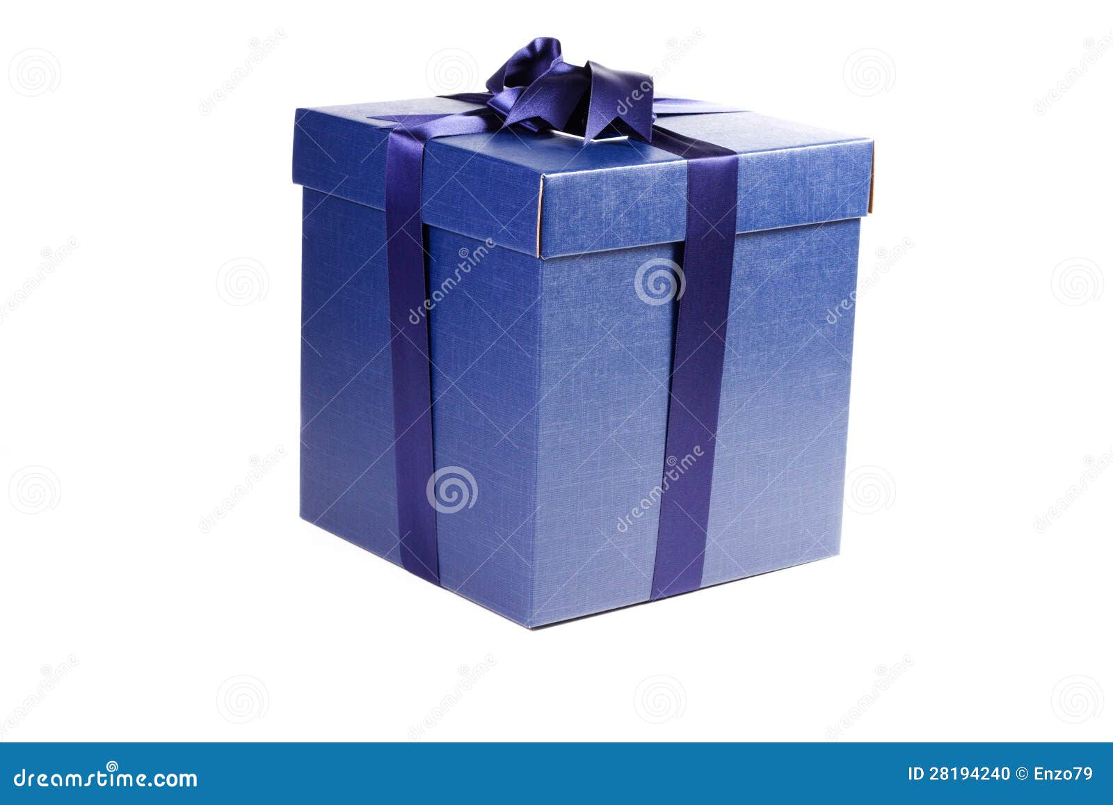 Blue present box stock photo. Image of ornament, design - 28194240
