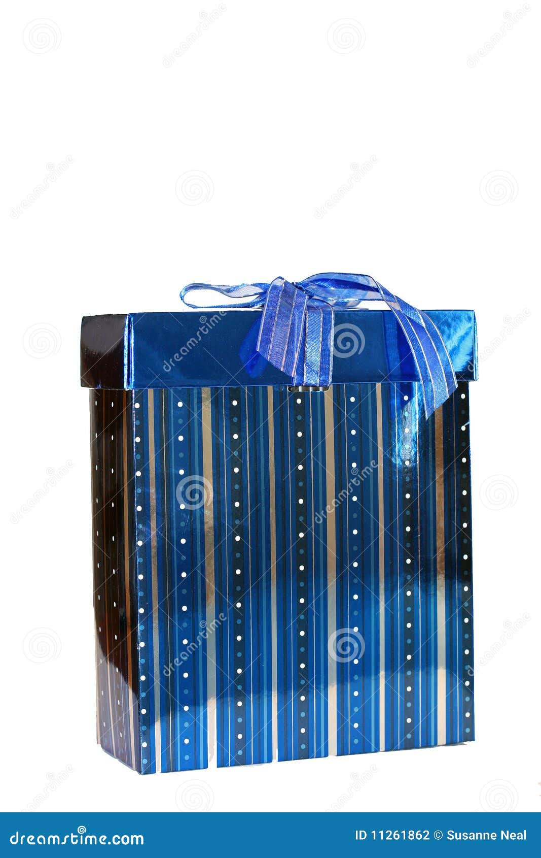 Blue present or gift stock photo. Image of sparkle, hanukkah - 11261862