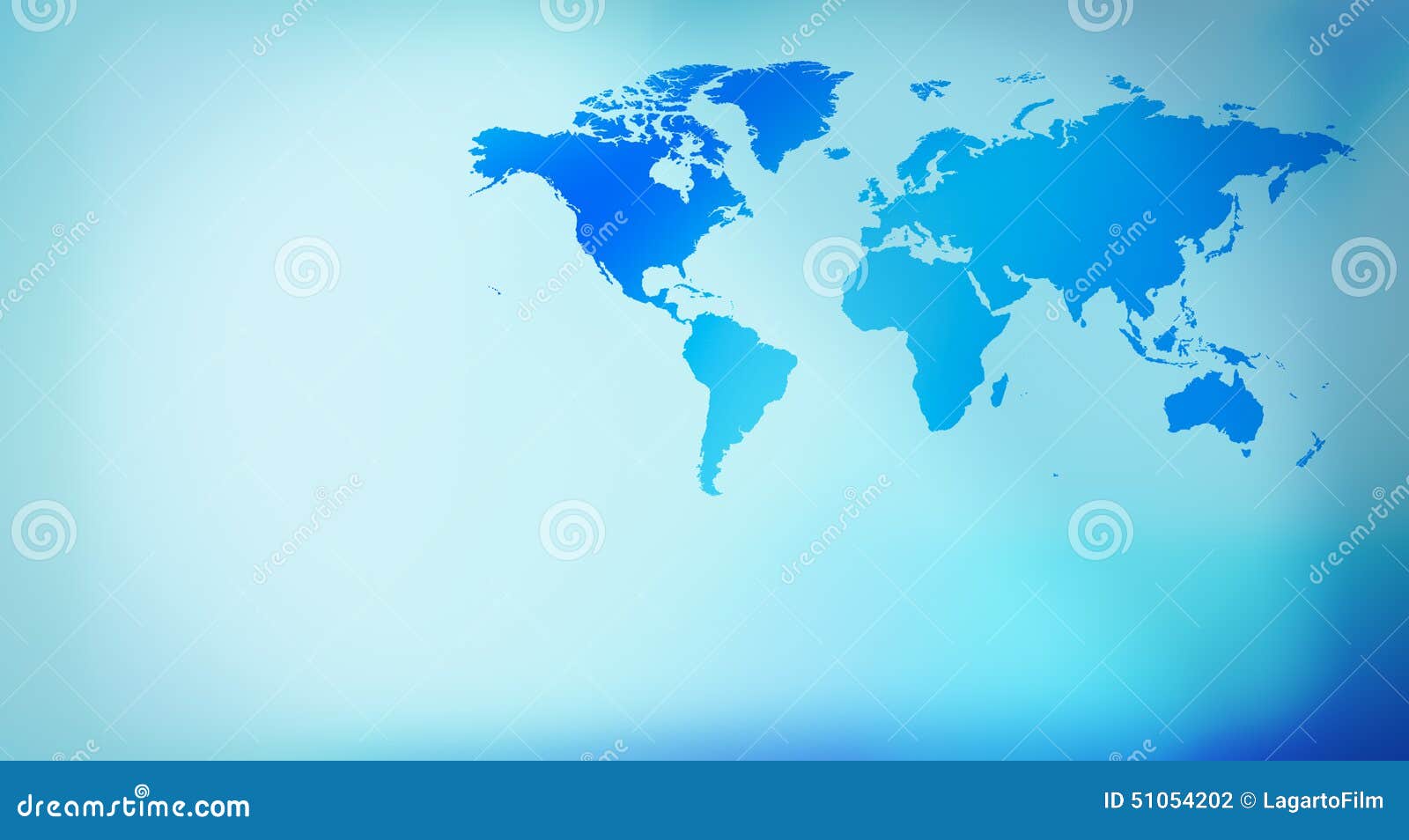 Blue Presentation Background World Map Stock Photo - Image of earth ...