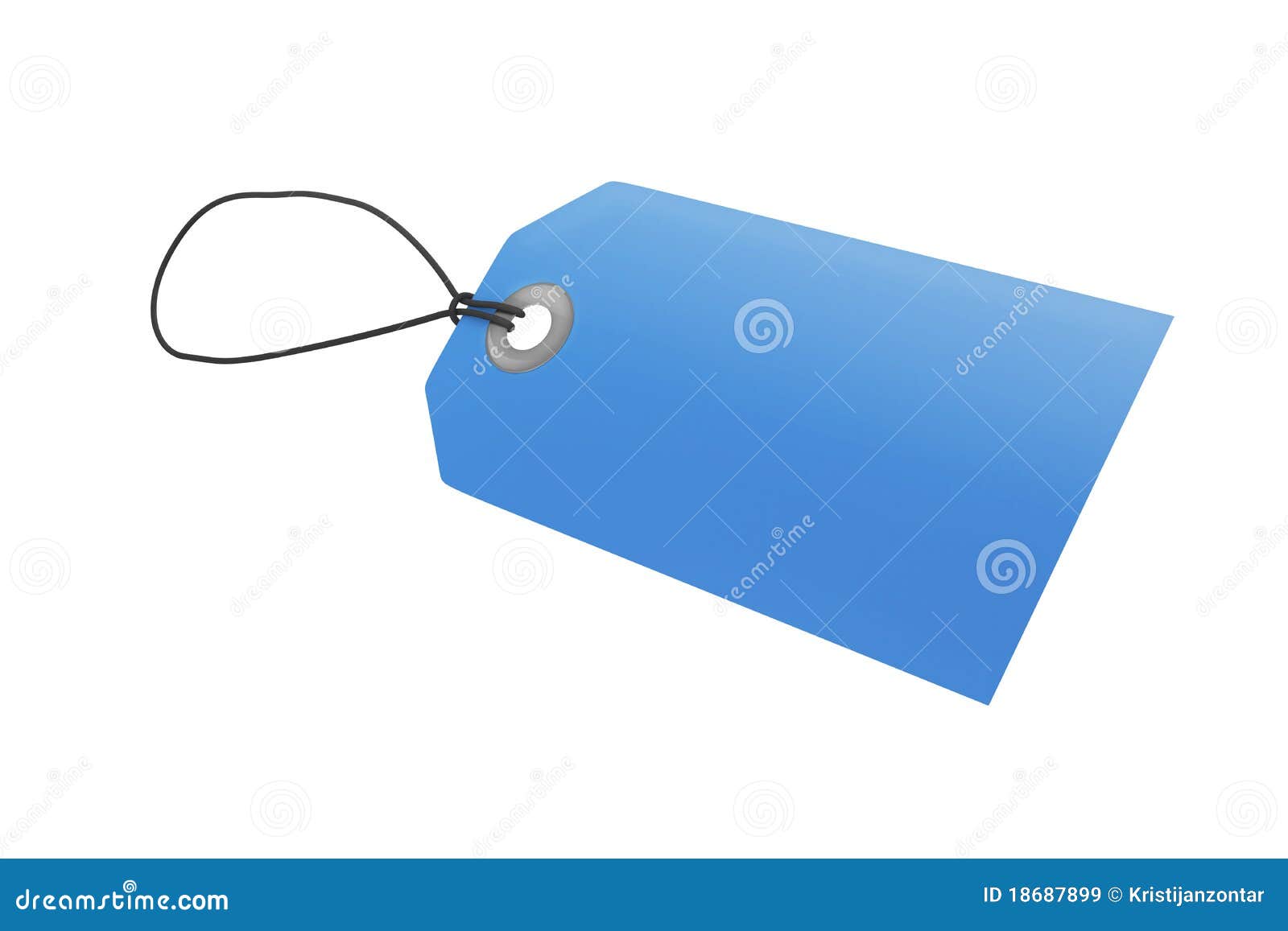 Blue Price Tag Clip Art