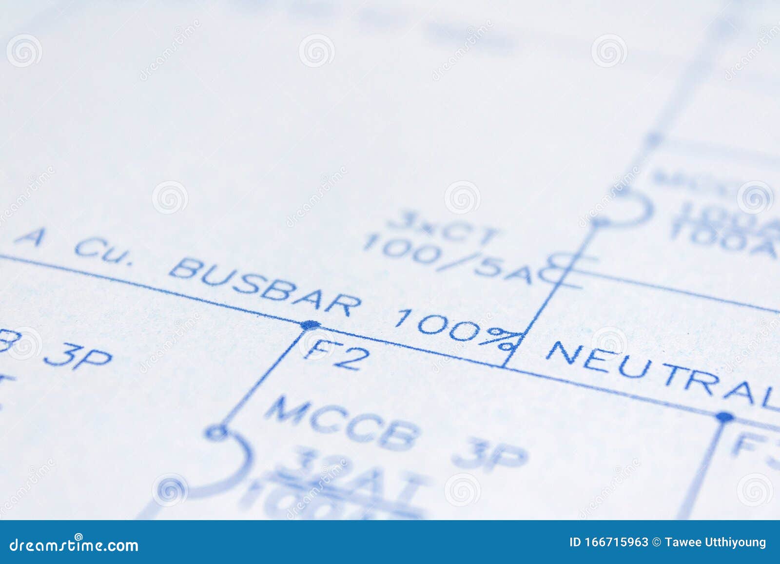 Blue print document stock image. Image of construct - 166715963