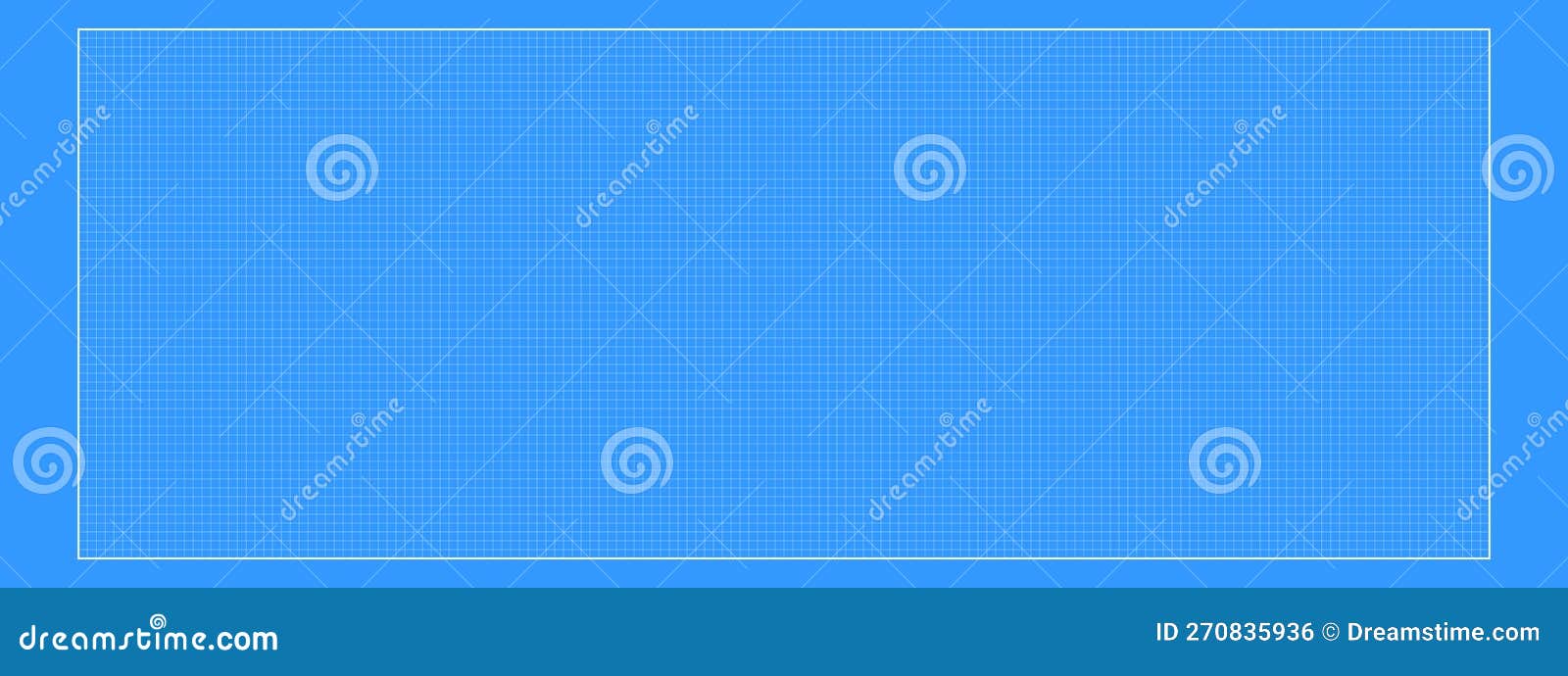 Blue Print Grid Pattern. Checkered Blank Template for Cutting Mat ...