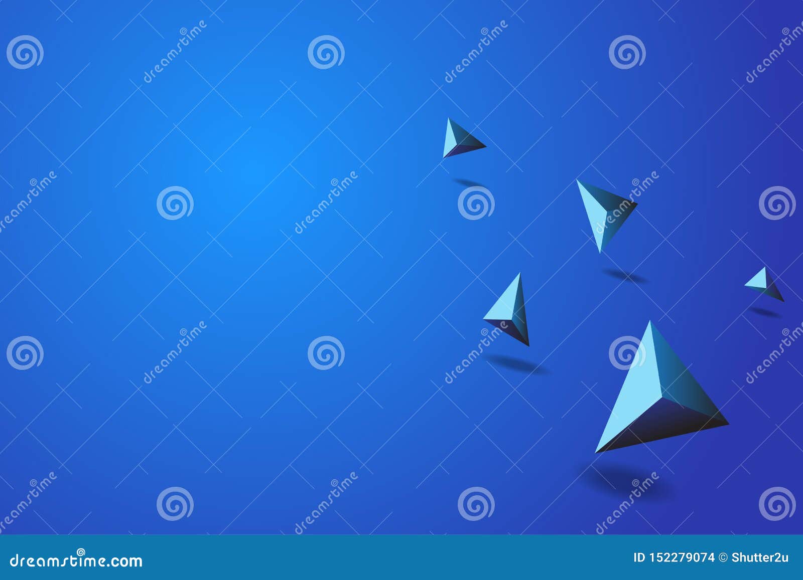 Blue Prism Abstract Background, Vector Illustration Stock Vector ...