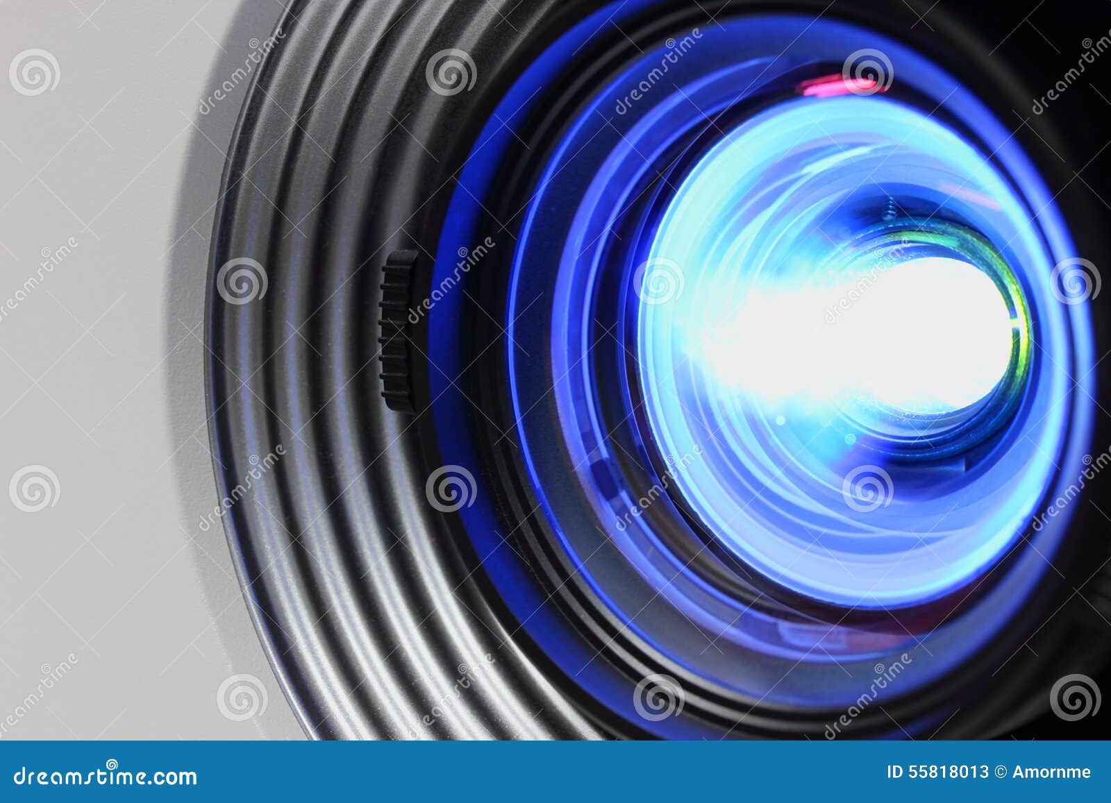Blue projector stock image. Image of light, audiovisual - 55818013