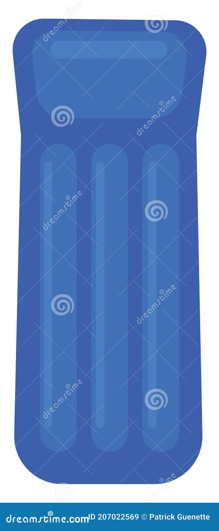 Blue Pull Float, Illustration, Vector Stock Vector - Illustration of ...