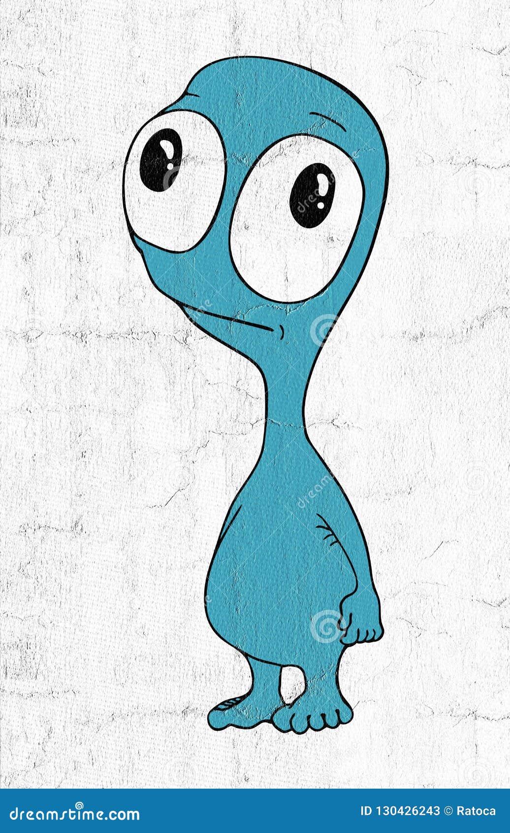 Blue puppet stock illustration. Illustration of eyes - 130426243