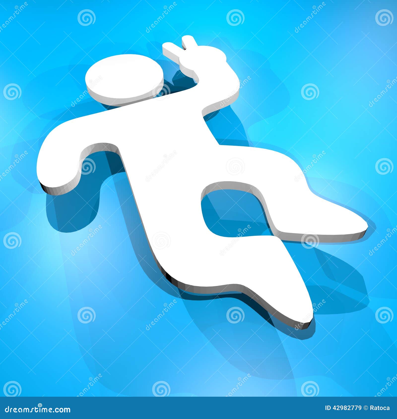 Blue puppet stock illustration. Illustration of final - 42982779