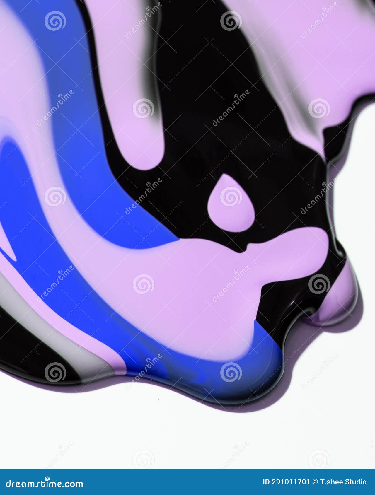 Blue-purple-black Liquid Texture, Liquid, Lacquer Stock Image - Image ...