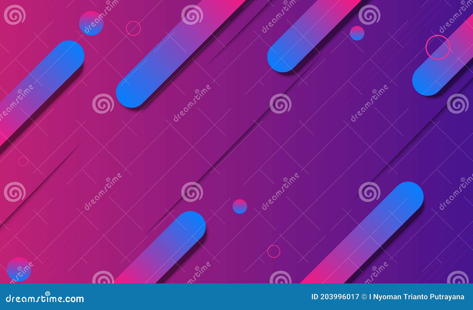 Blue and Purple Fluid Flow Gradient with Geometric Line Stock Vector ...
