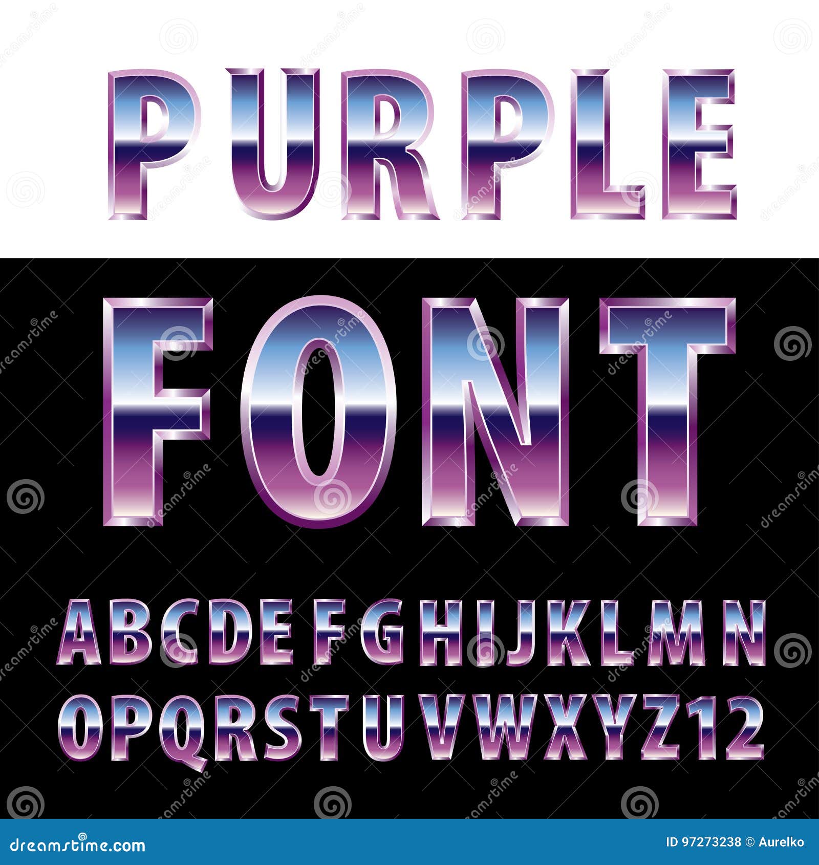 Blue purple font stock vector. Illustration of message - 97273238
