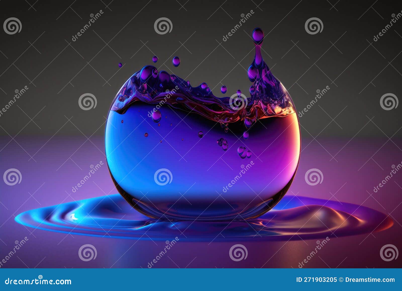 Purple Blob Watercolor Background Royalty-Free Stock Photography ...