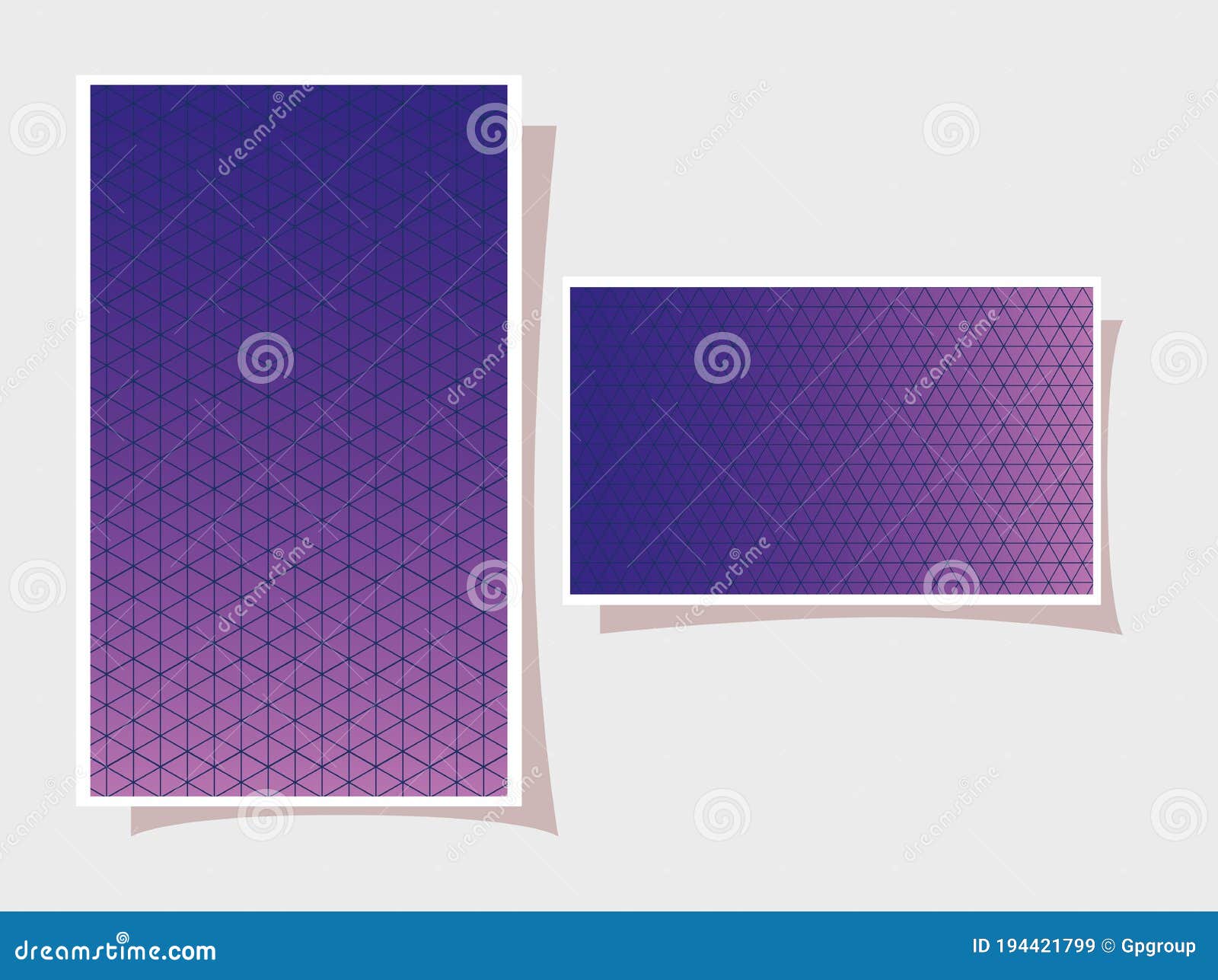 Blue with Purple Gradient and Pattern Backgrounds Frames Vector Design ...