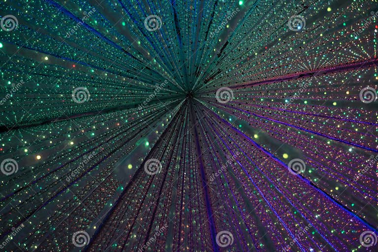 Blue and Purple LED Light Show Background Stock Photo - Image of ...