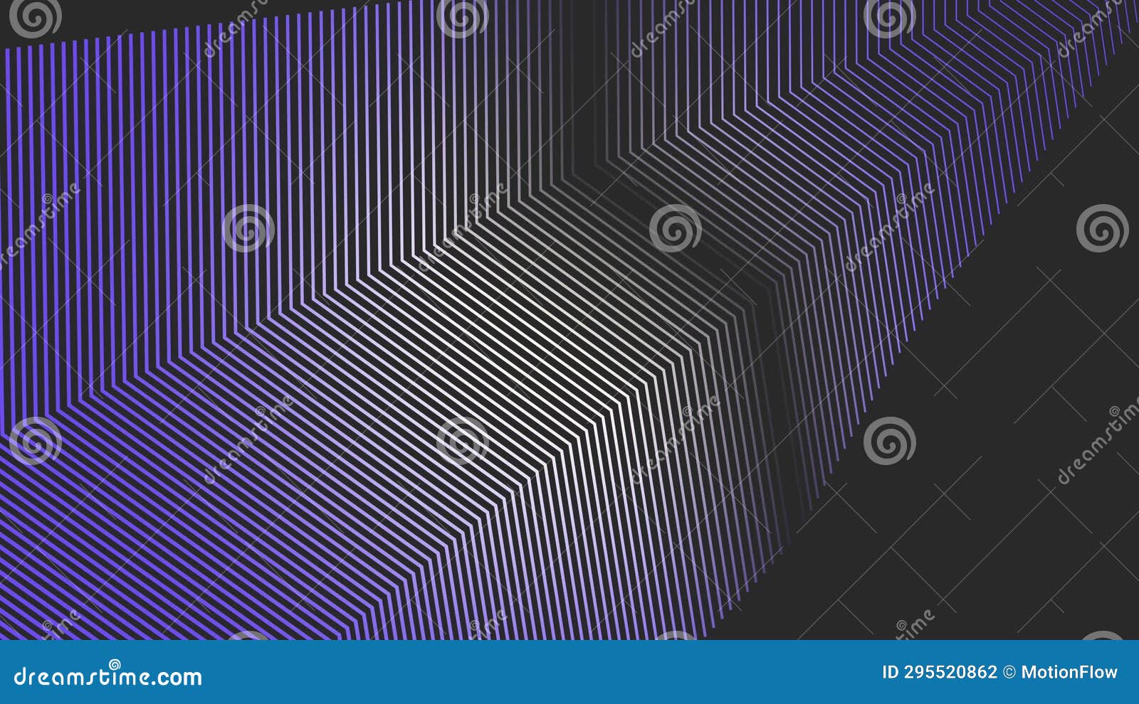 Blue and Purple Line Design Element on Black Background Stock Footage ...
