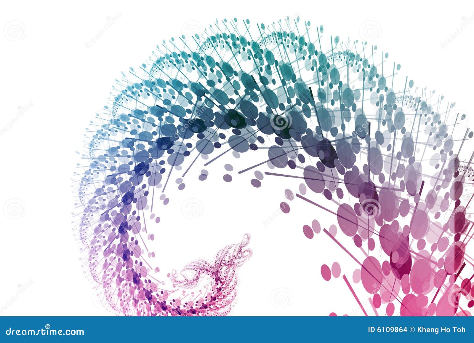 Blue Purple Power Wave Abstract Background Stock Illustration ...