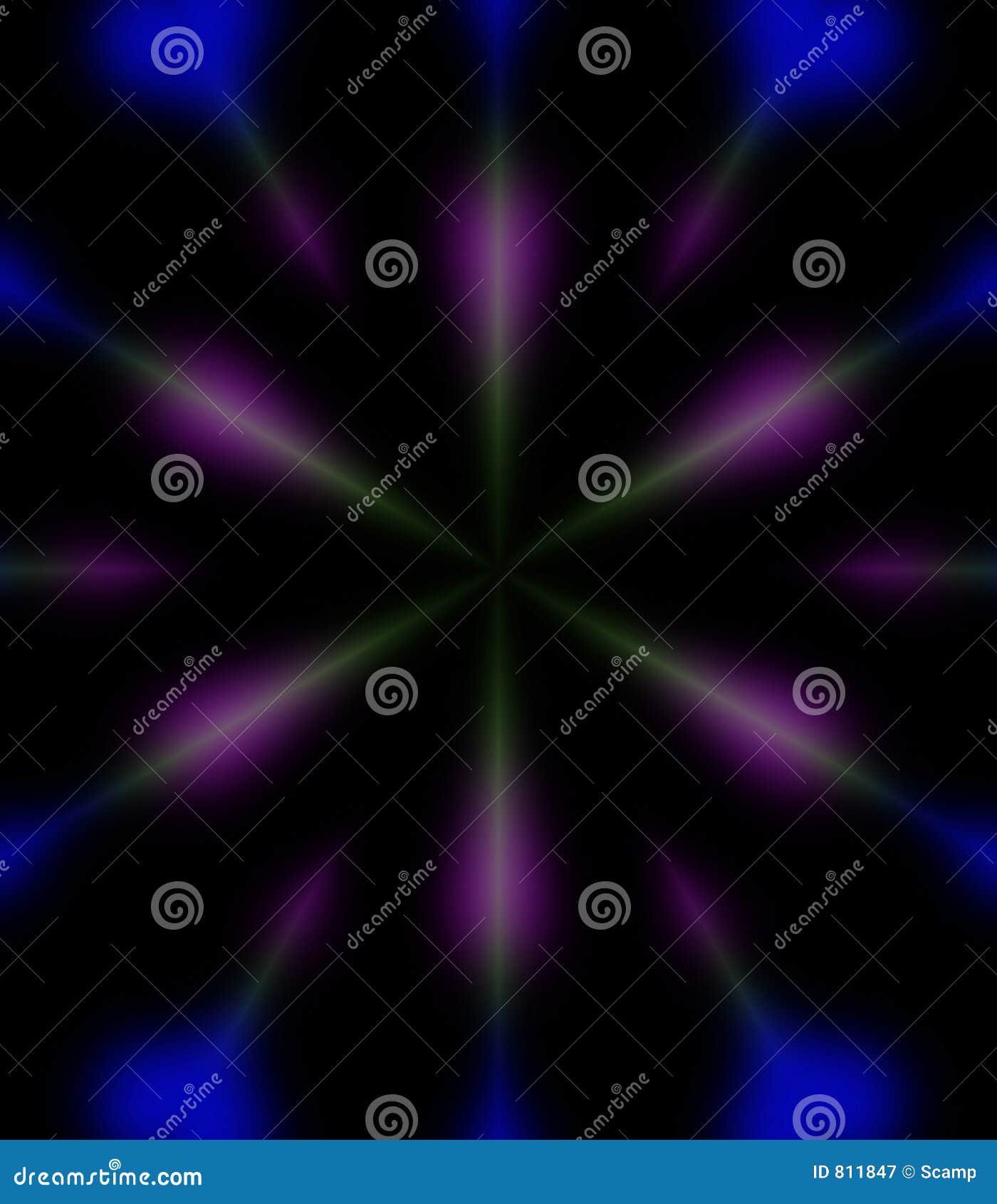 Blue And Purple Rays Background Picture. Image: 811847