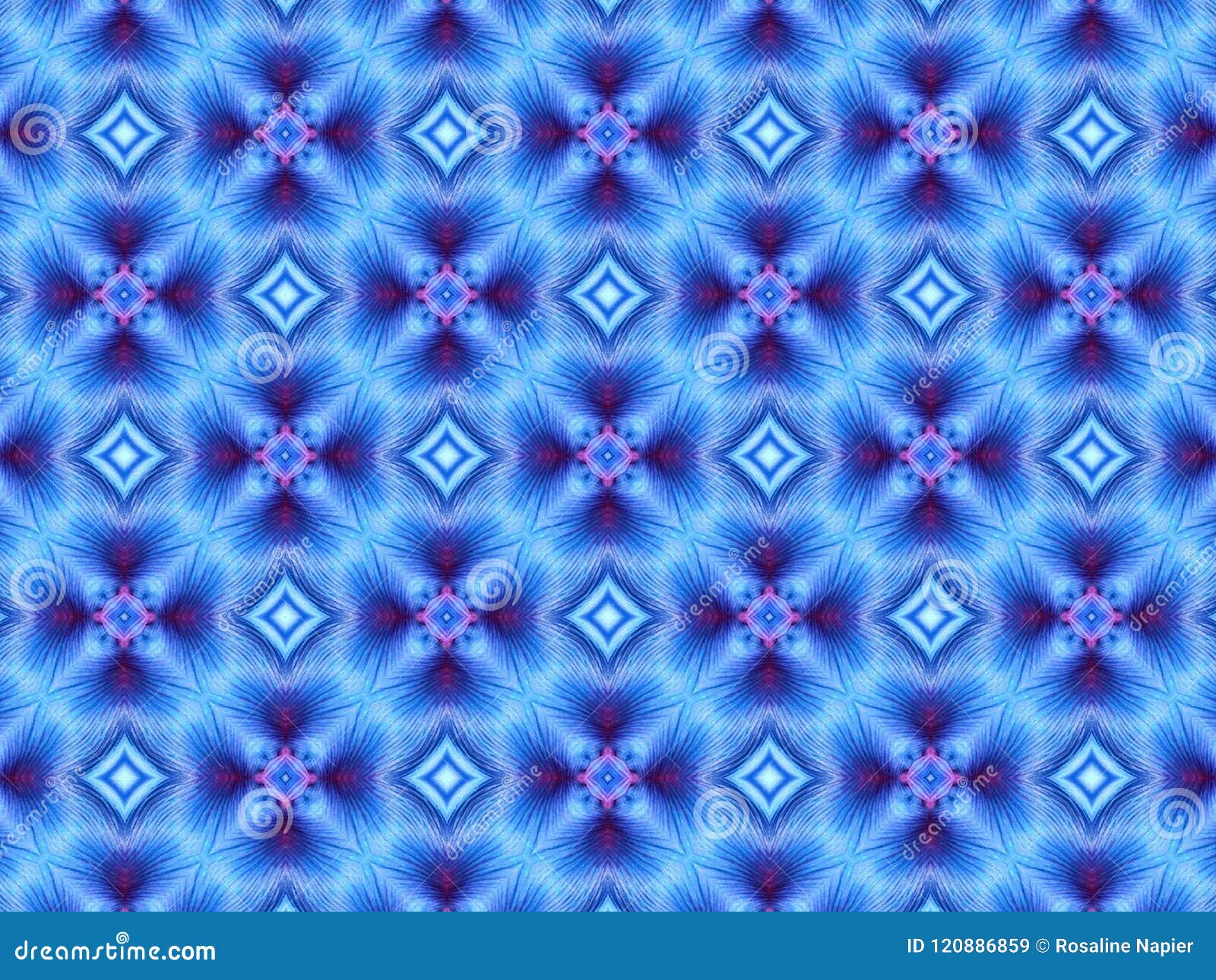 Blue and Purple Repeat Geometric Pattern Stock Illustration ...