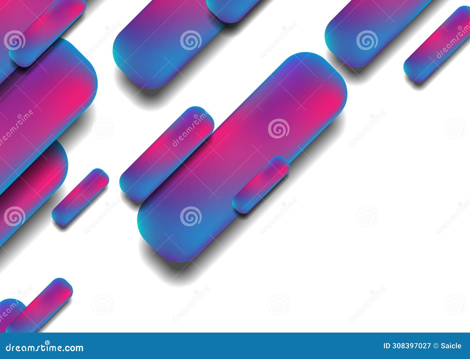 Blue Purple Shapes Abstract Geometric Background Stock Illustration ...