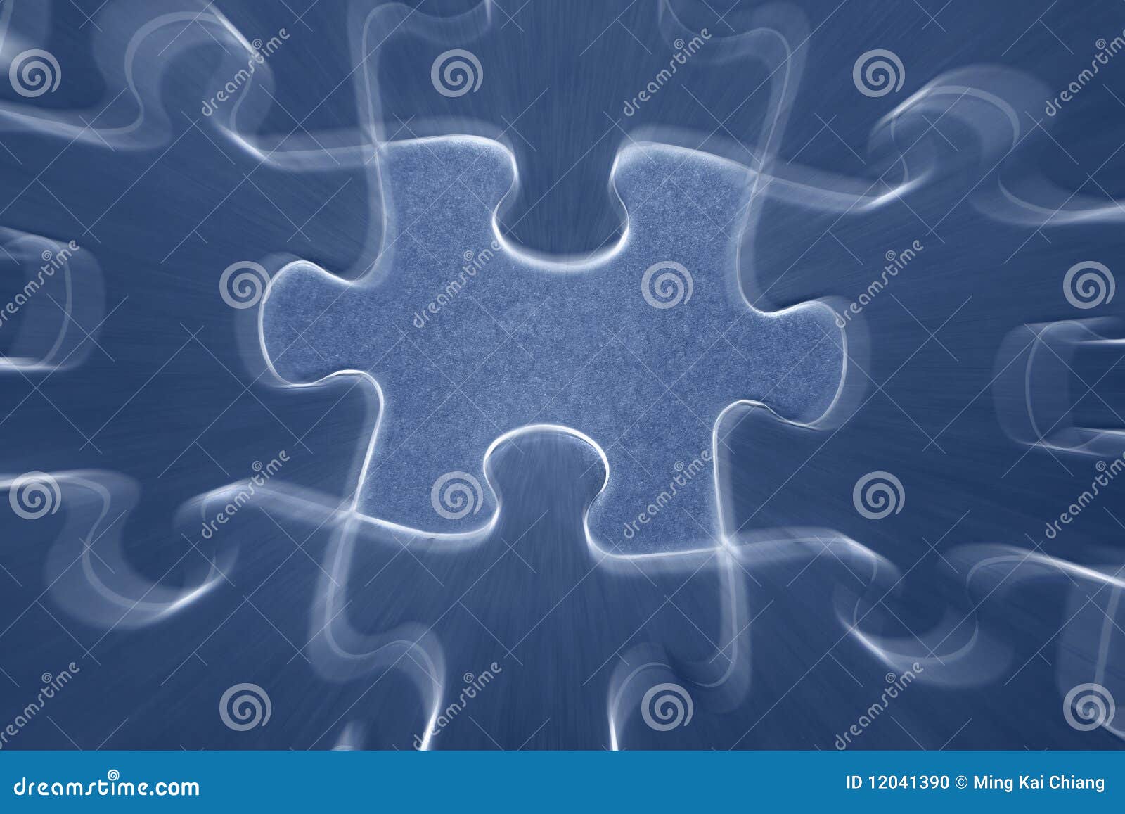 Blue puzzle stock photo. Image of inspect, search, examine - 12041390