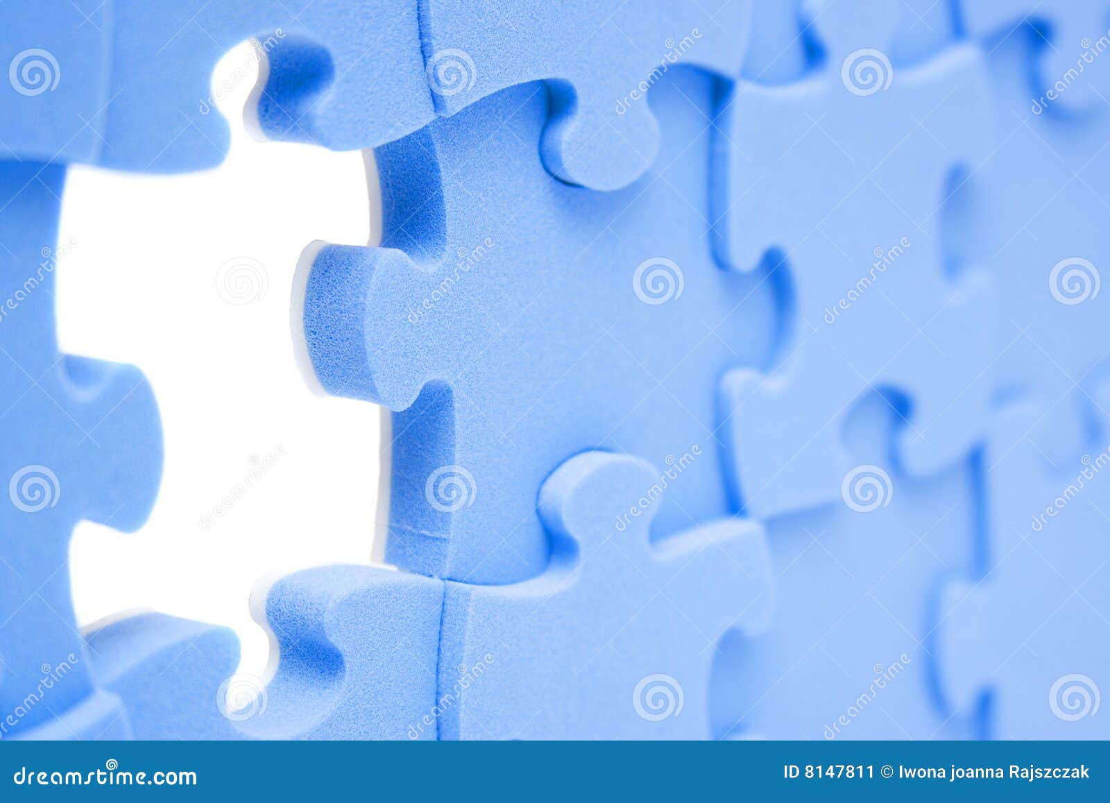 Blue puzzle stock image. Image of choice, object, mixed - 8147811