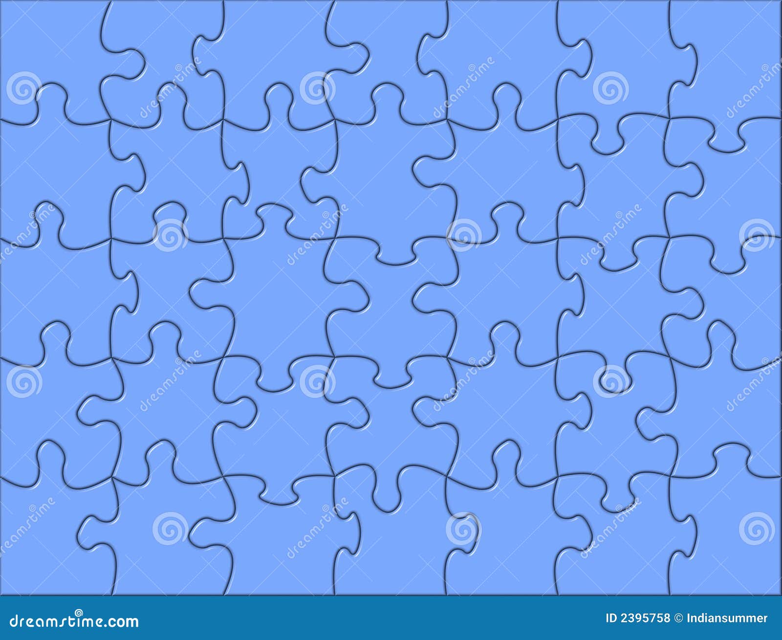 Blue Puzzle background stock illustration. Illustration of ...