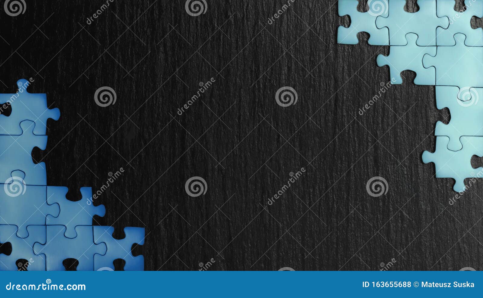 Dark Blue Puzzle Piece Frame Stock Photos - Free & Royalty-Free Stock ...