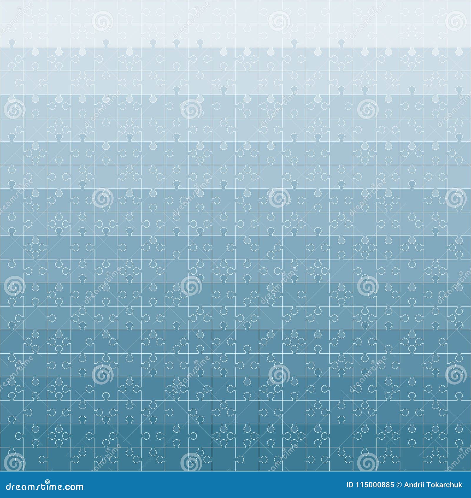 400 Blue Puzzles. Vector Illustration. Stock Vector - Illustration of ...