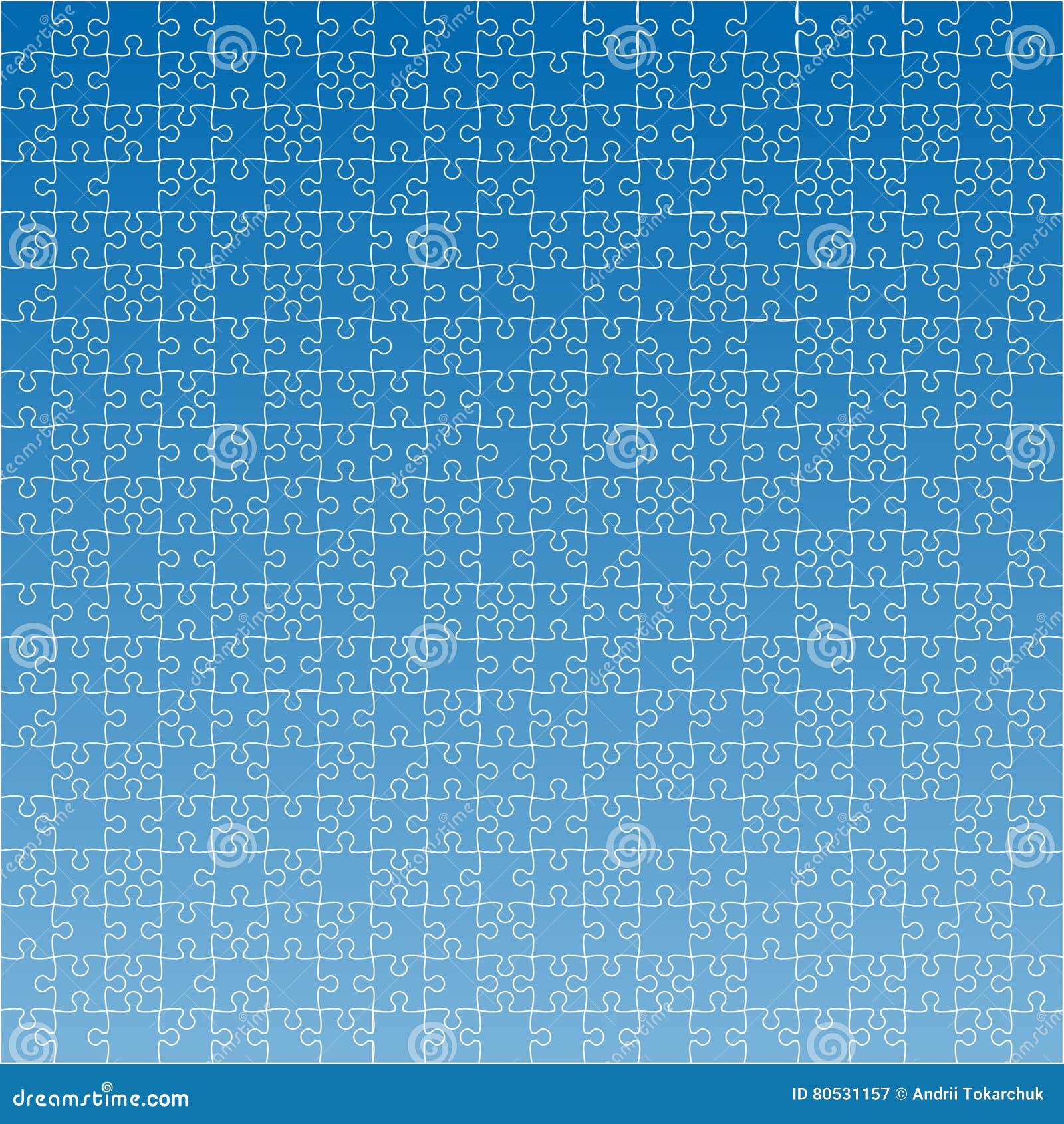 400 Blue Puzzles. Vector Illustration. Stock Vector - Illustration of ...