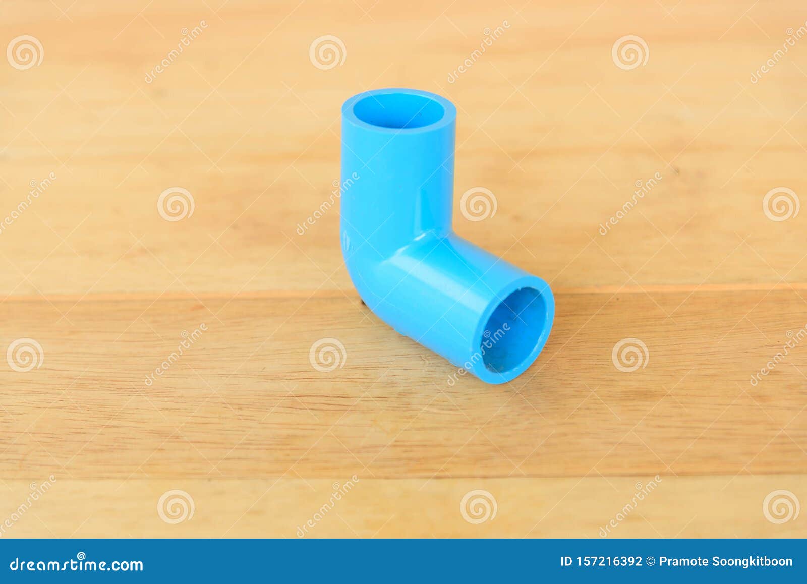 PVC Elbow Shape on Wood Plate Stock Photo - Image of cross, equipment ...