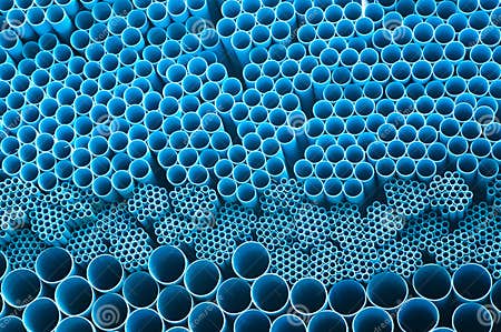 Blue pvc pipe stock image. Image of canalization, business - 20346403