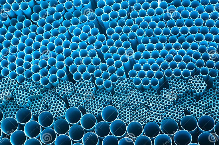 Blue pvc pipe stock image. Image of canalization, business - 20346403