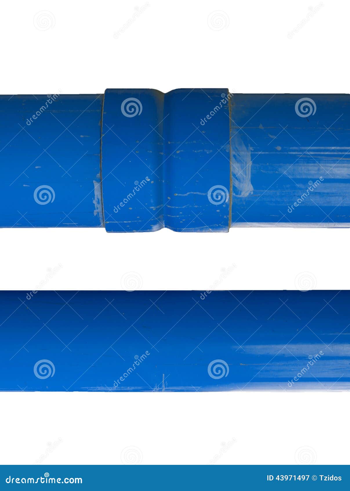 Blue PVC pipe stock image. Image of industry, grunge - 43971497