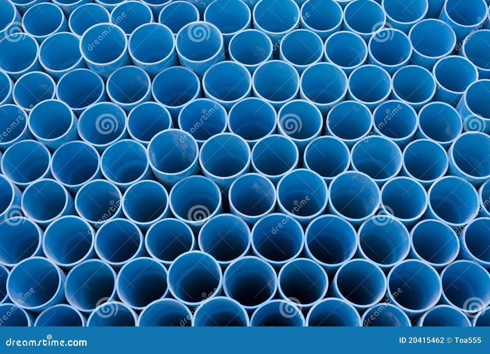 Blue pvc pipes pattern stock photo. Image of labour, municipality ...