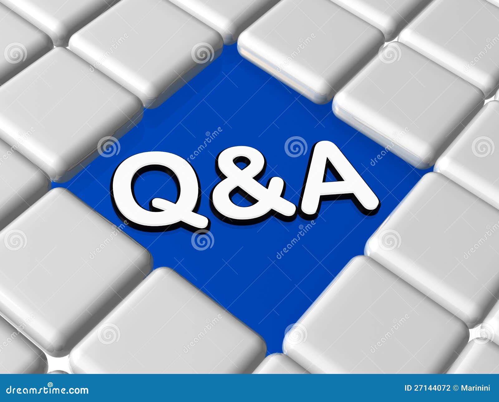Blue q&a sign in boxes stock illustration. Illustration of help - 27144072
