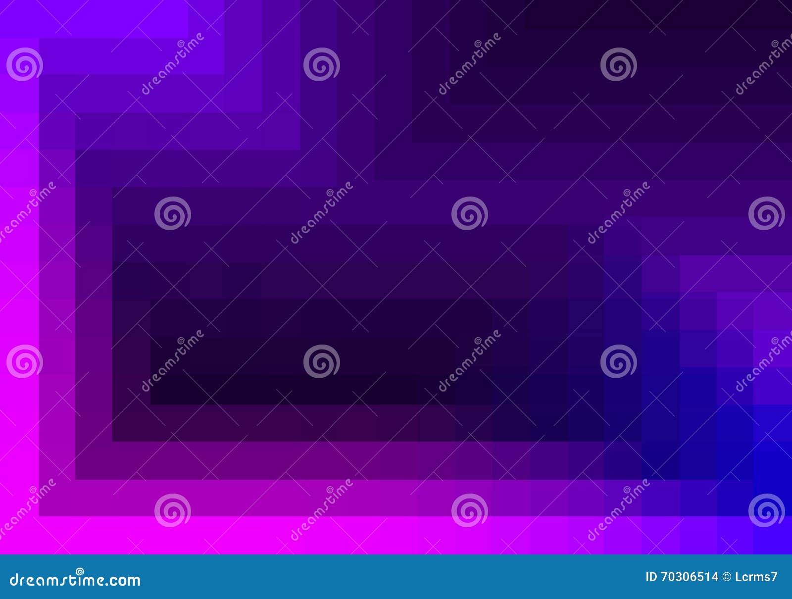 Blue Quadratic Pattern in Color Geometric Stock Illustration ...