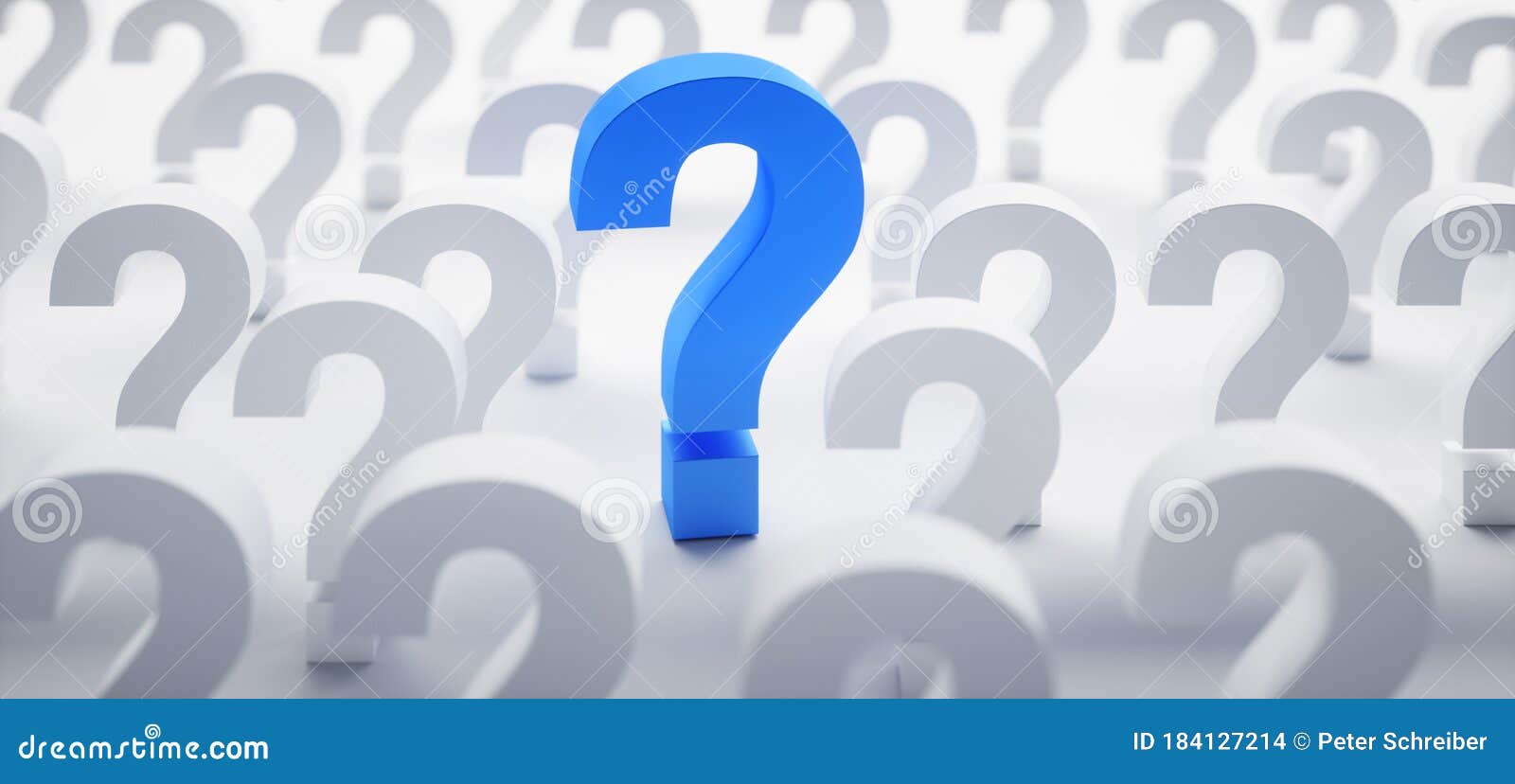 Blue Question Mark with White Question Marks Stock Illustration ...