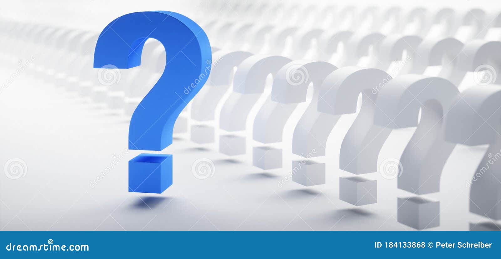 Blue Question Mark with White Question Marks Stock Illustration ...