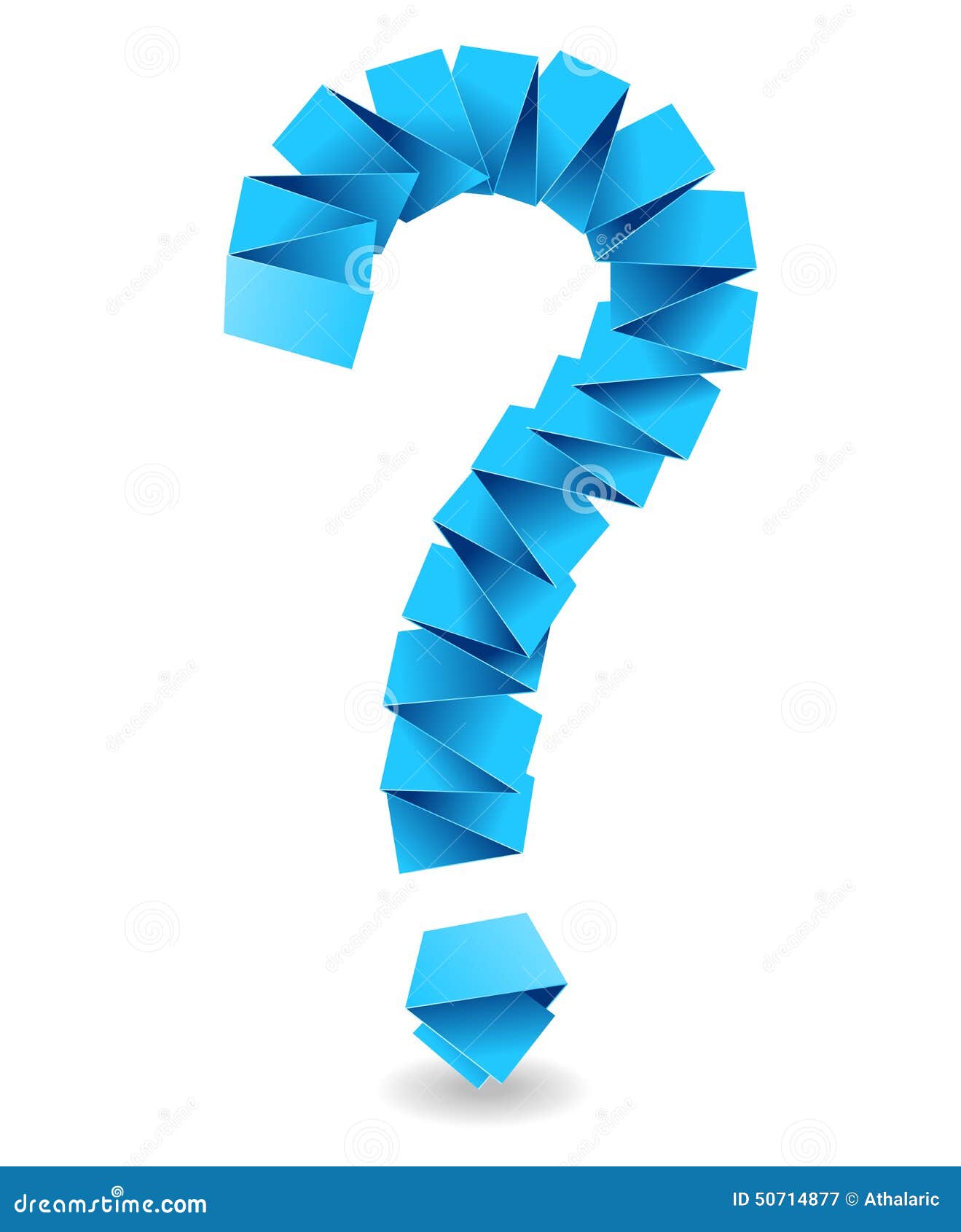 Blue question mark stock vector. Illustration of problem - 50714877