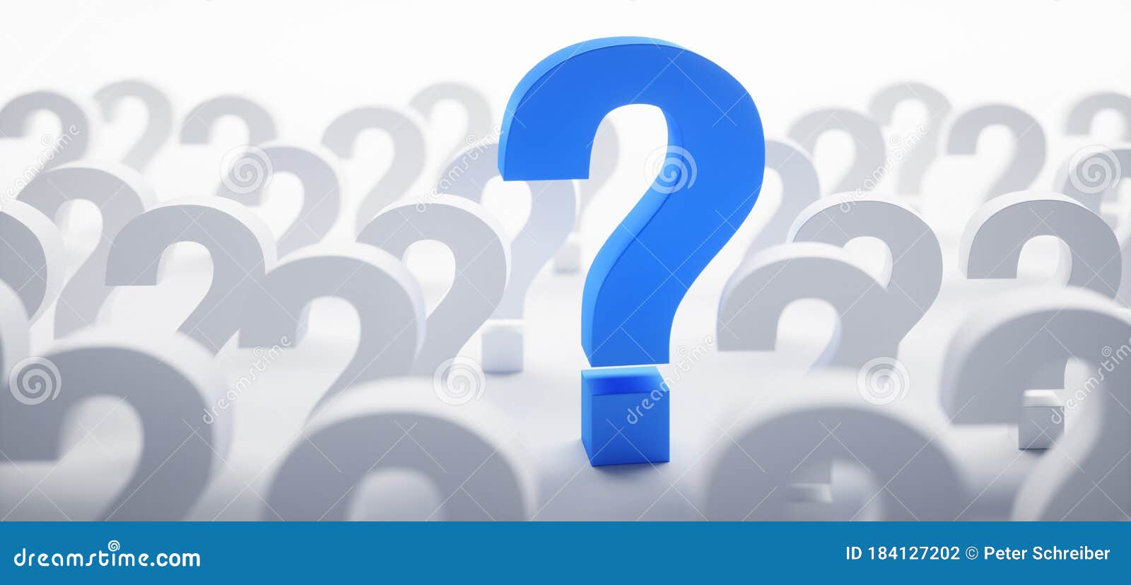 Blue Question Mark with White Question Marks Stock Illustration ...