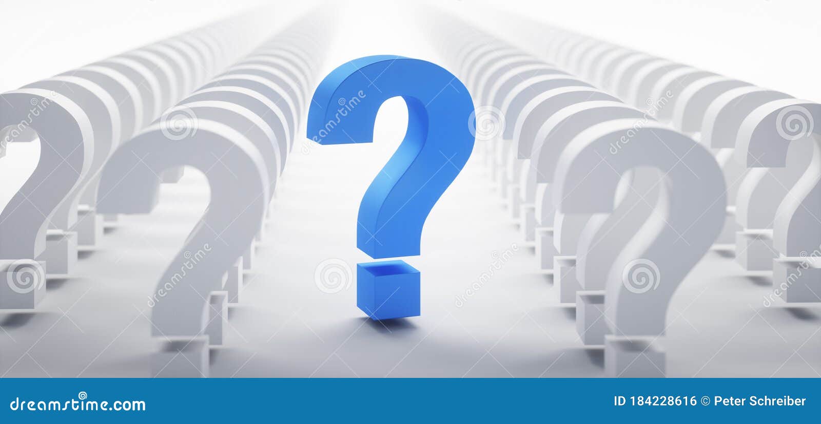 Blue Question Mark with White Question Marks Stock Illustration ...