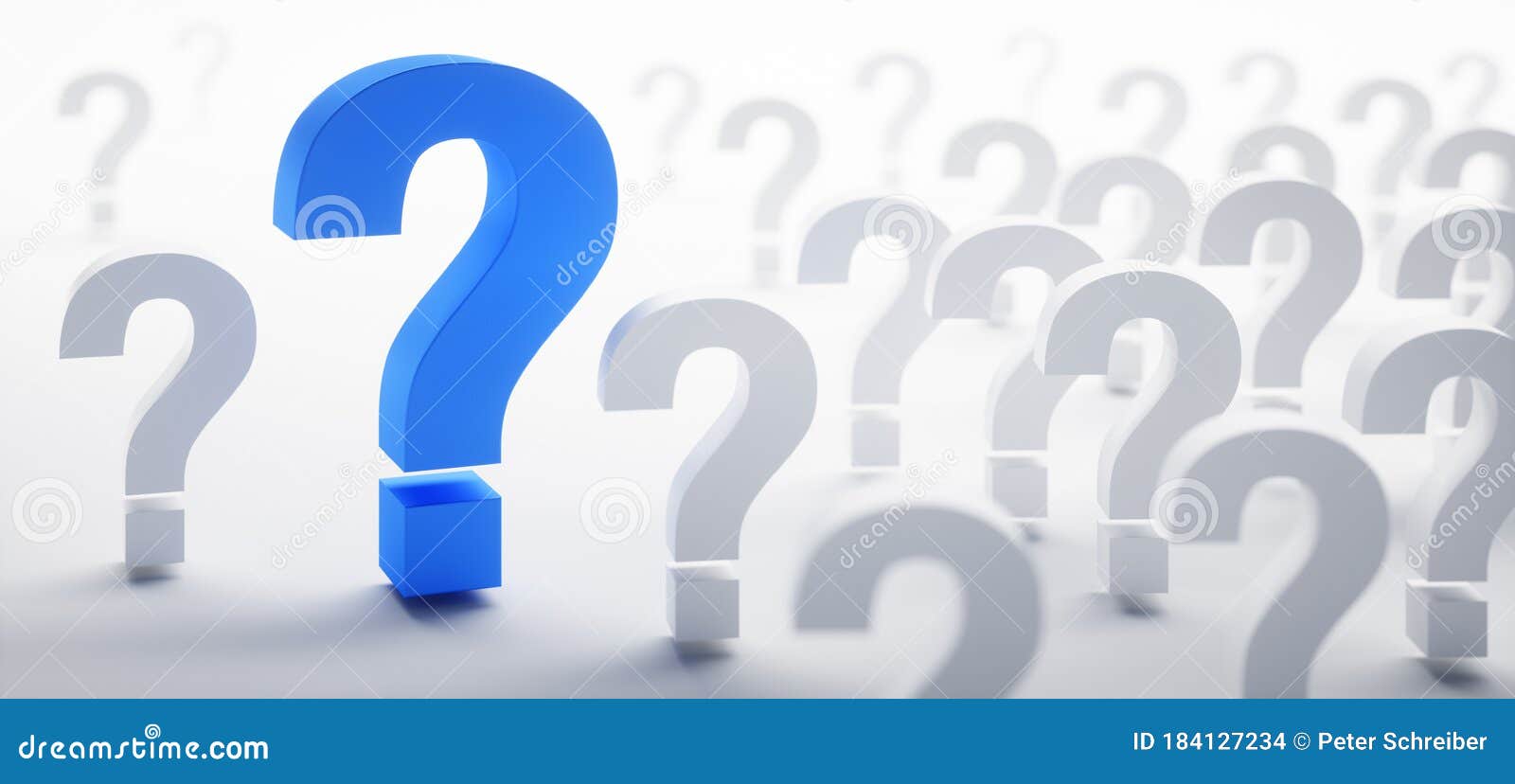 Blue Question Mark with White Question Marks Stock Illustration ...