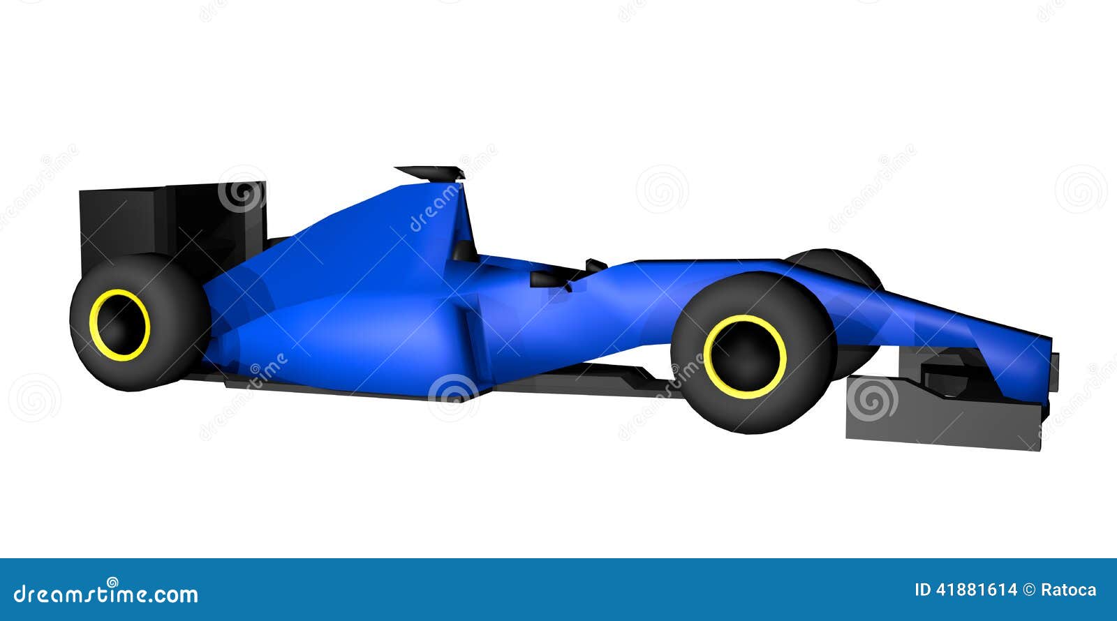 Blue racing car stock illustration. Illustration of blue - 41881614