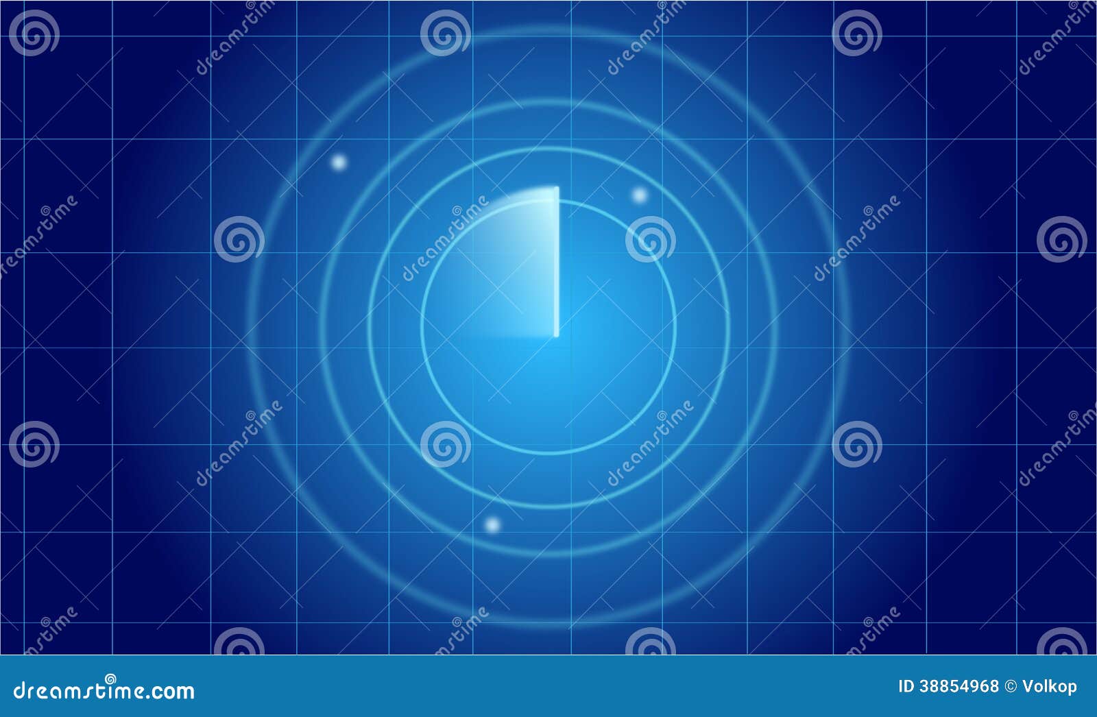 Blue Radar Screen With Planes, Air Traffic Control Radar Monitor Show ...