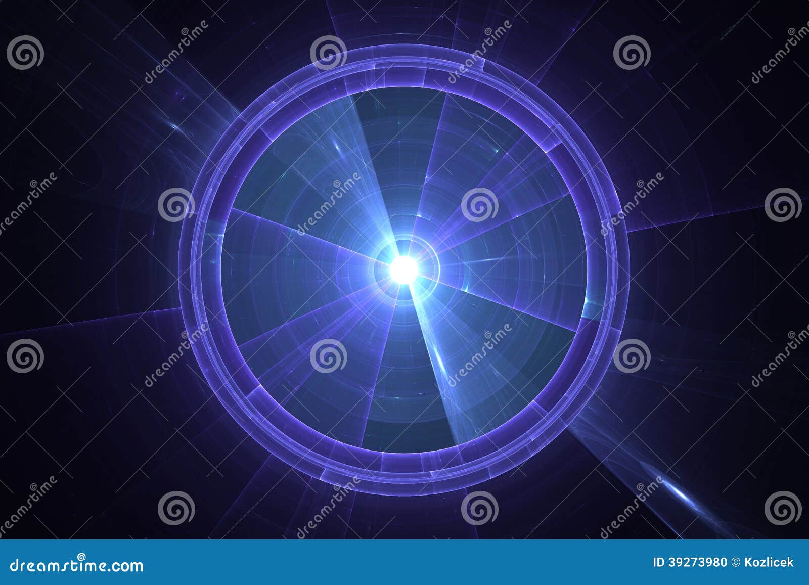 Blue radar or sonar screen stock illustration. Illustration of guide ...