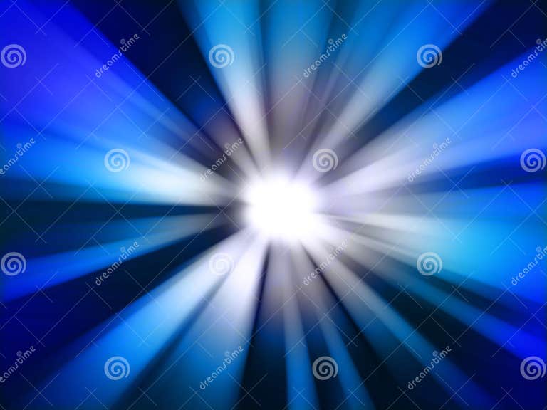 Blue Radial Abstract Background Stock Illustration - Illustration of ...