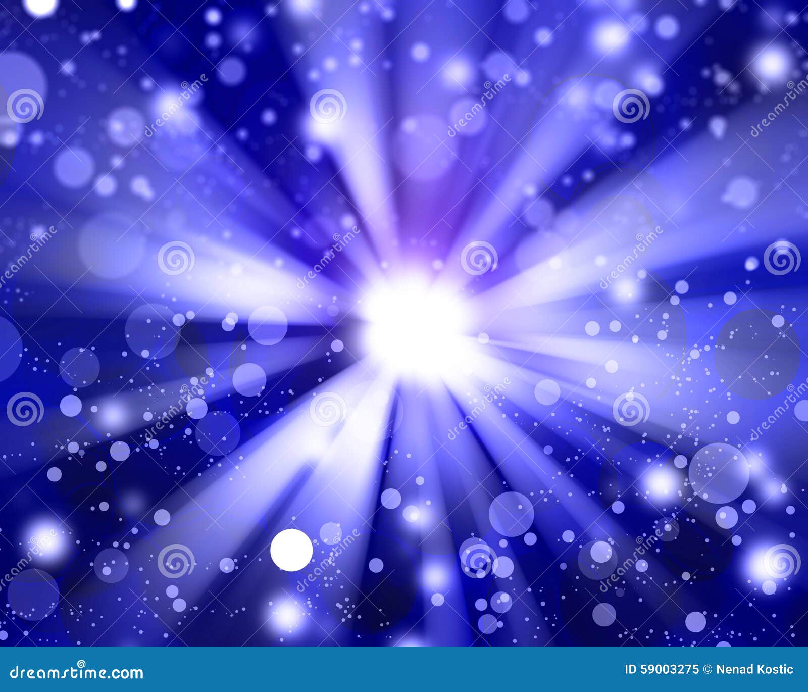 Blue Radial Radiant Banner Background Glowing Starburst Royalty-Free ...